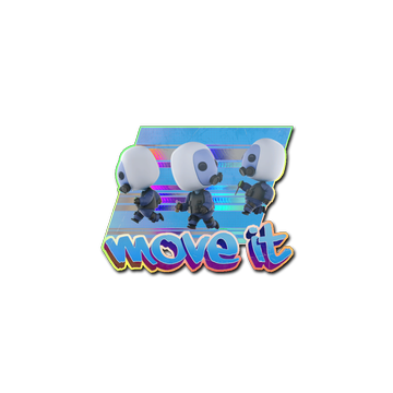 Steam Community Market :: Listings for Sticker | Move It (Holo)