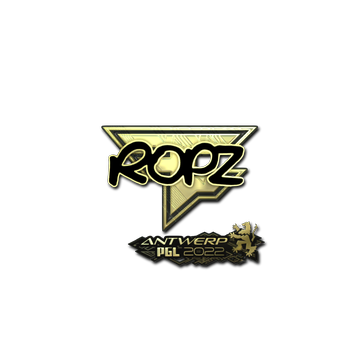 Steam Community Market :: Listings for Sticker | ropz (Gold) | Antwerp 2022