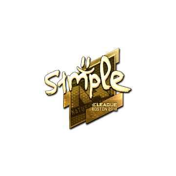 Steam Community Market :: Listings for Sticker | s1mple (Gold) | Boston ...