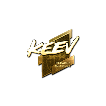 Steam Community Market :: Listings for Sticker | keev (Gold) | Boston 2018