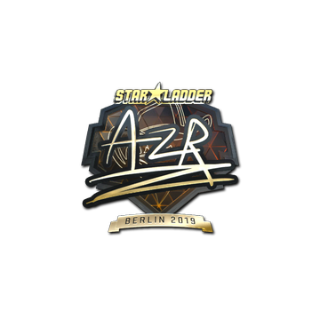 Steam Community Market :: Listings for Sticker | AZR (Gold) | Berlin 2019