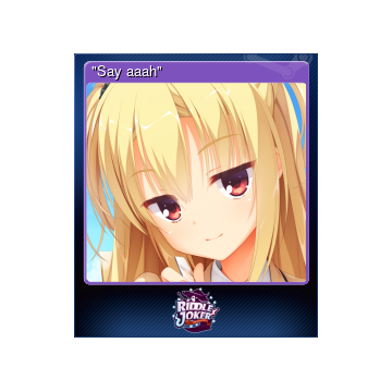 Steam Community Market :: Listings for 1277930-"Say aaah"