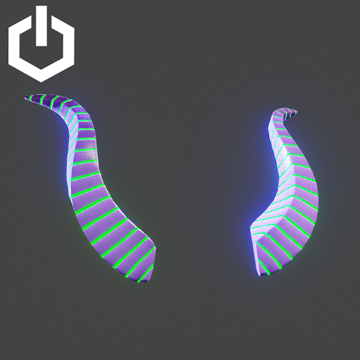 Steam Community Market :: Listings for Cyber Rave | Horns | Purple