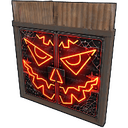 Neon Pumpkin Metal Double Door - Rust - Skinport