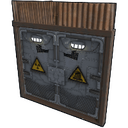 Protector Sheet Metal Double Door - Rust - Skinport